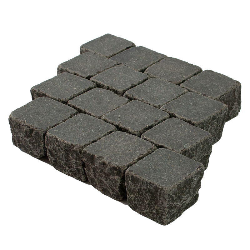 Pflastersteine – Kerala Basalt antique | 10 x 10 x 8 cm | 91.40.10.82.10